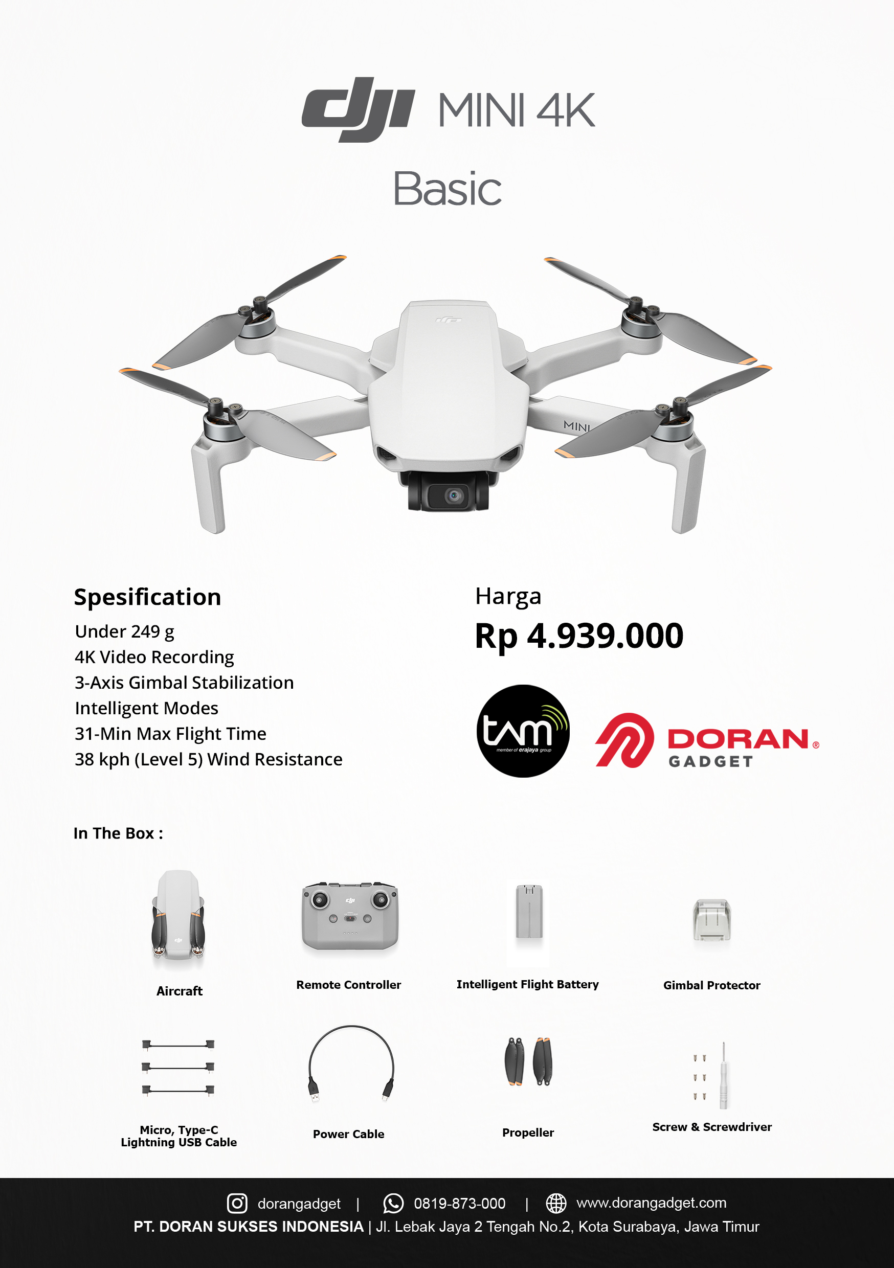 DJI Drone Mini 4K Basic